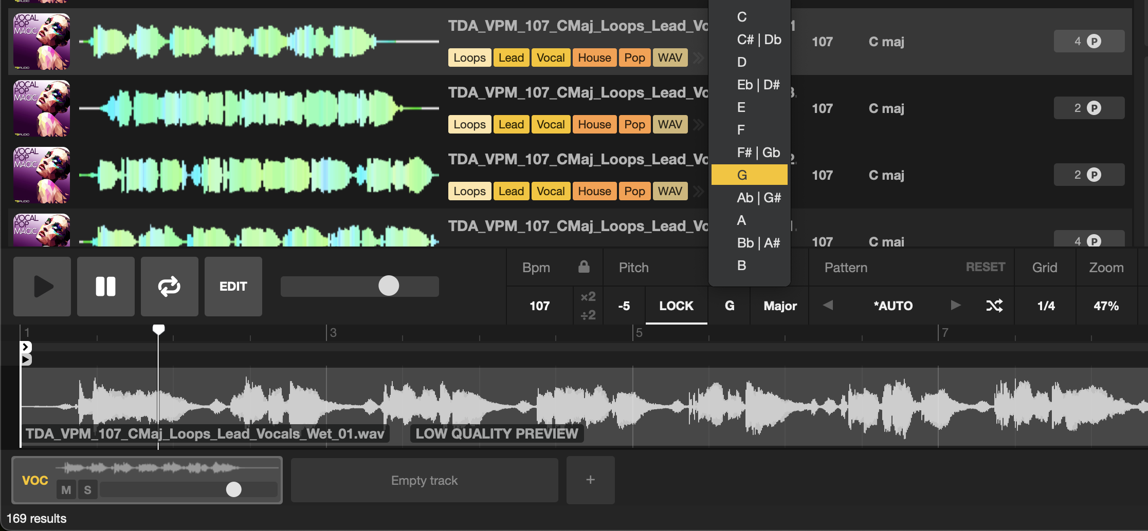 How do I use Auto-Key in Loopcloud? – Loopmasters